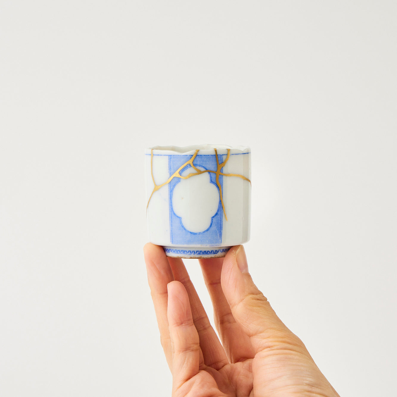 KINTSUGI Impressed Blue Cup｜Available at Ebisu Studio – Traditional ...