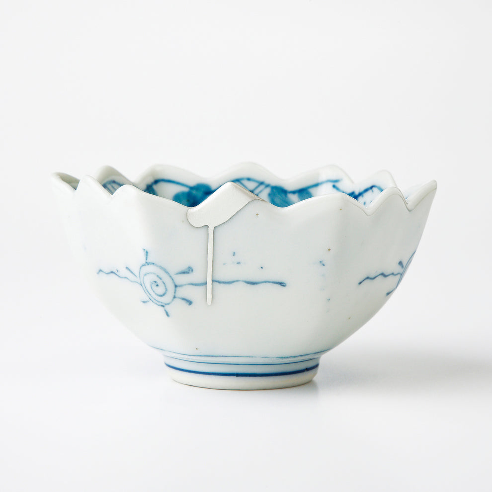 KINTSUGI Small Bowl with Silver Stars | Japanese Traditional Method ...