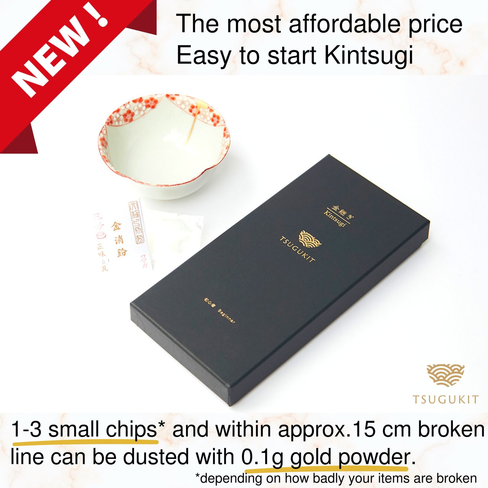 Kintsugi repair kit | Food Safe | the best kintsugi kit by Tsugu Tsugu – Traditional Kintsugi ...